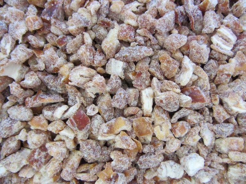 Dates, Diced, Sugared 12 oz. – Bates Nut Farm