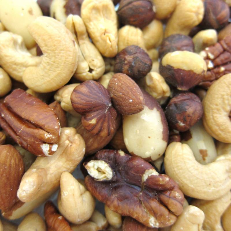 Mixed Nuts, Roasted, No Salt 12 oz. – Bates Nut Farm